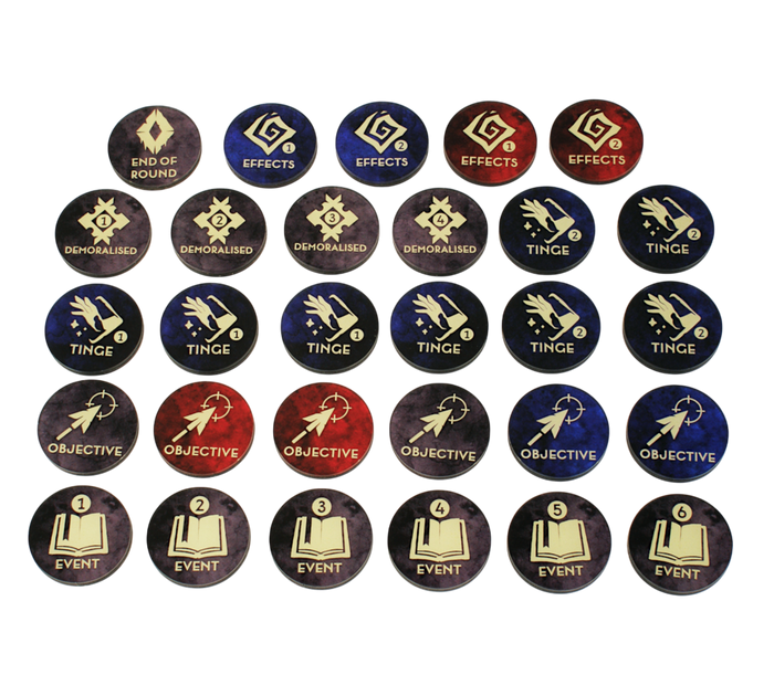 Acrylic Tokens – Back 2 Base-ix Wargaming Products