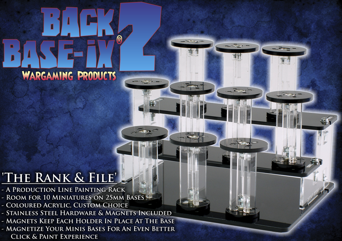 The RAF (Rank & File) Painting Rack 10 Model, Acrylic – Back 2 Base-ix ...